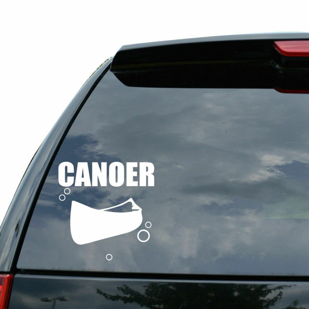 CANOER Canoe RIVER BOATING Decal Sticker Car Truck Motorcycle - Etsy