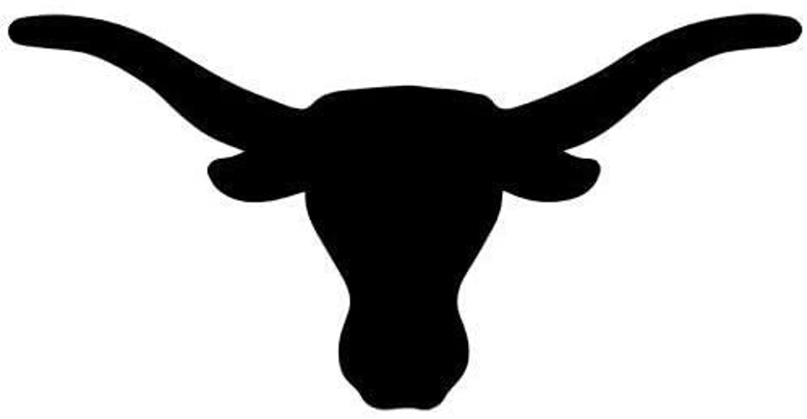 Longhorn Decal Sticker Decal Sticker Vinyl Car Home Truck Window Laptop ...
