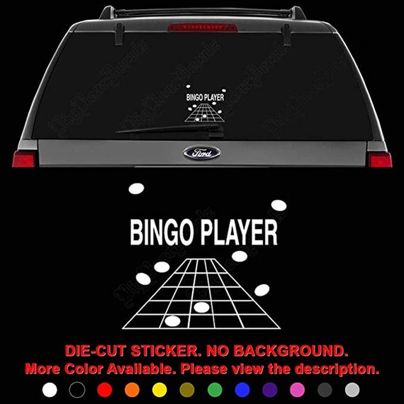 Bingo Player Die Cut Vinyl Decal Sticker for Car Truck | Etsy