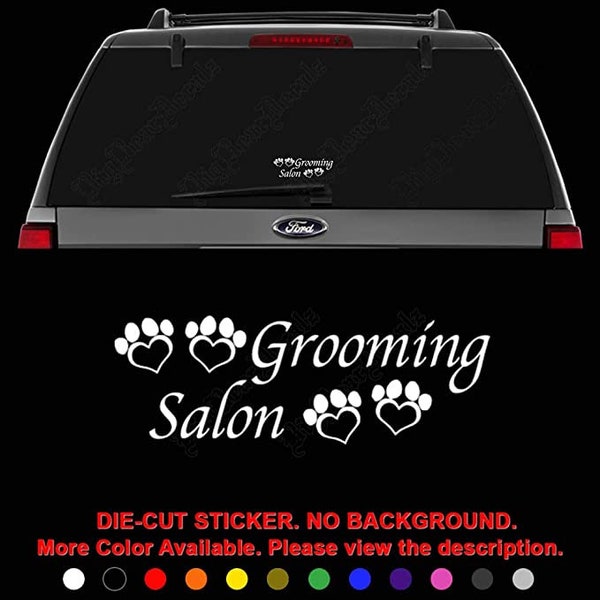 Dog Groomer Window Decal - Etsy