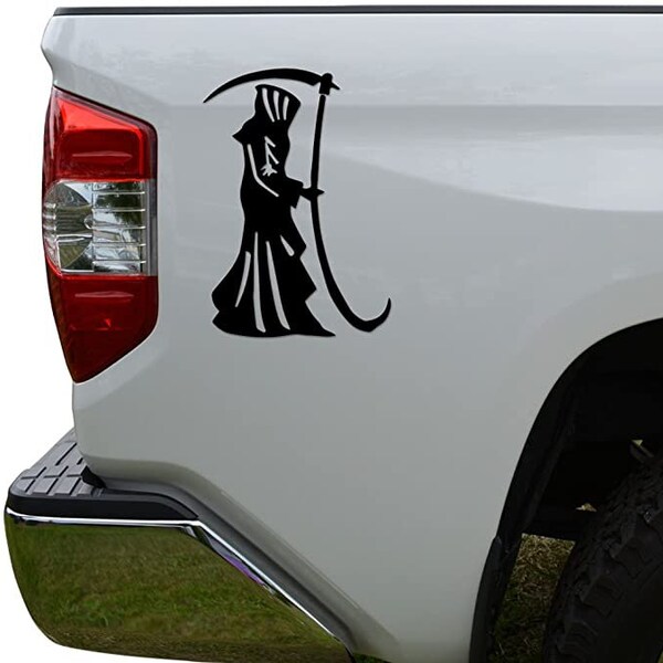 Grim Reaper Motorcycle Decal - Etsy