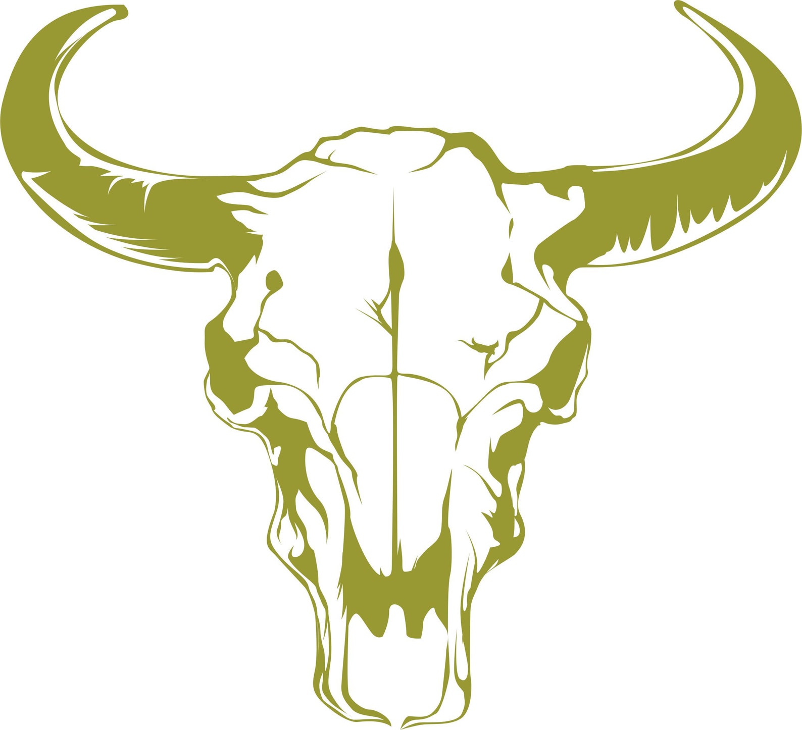 Skull_longhorn- Car Funeral Car Truck Window Bumper Vinyl Graphic Decal ...