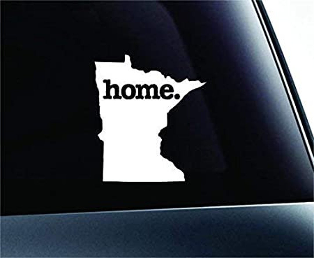 Home Minnesota State Symbol Decal Funny Car Truck Sticker Window Decal ...