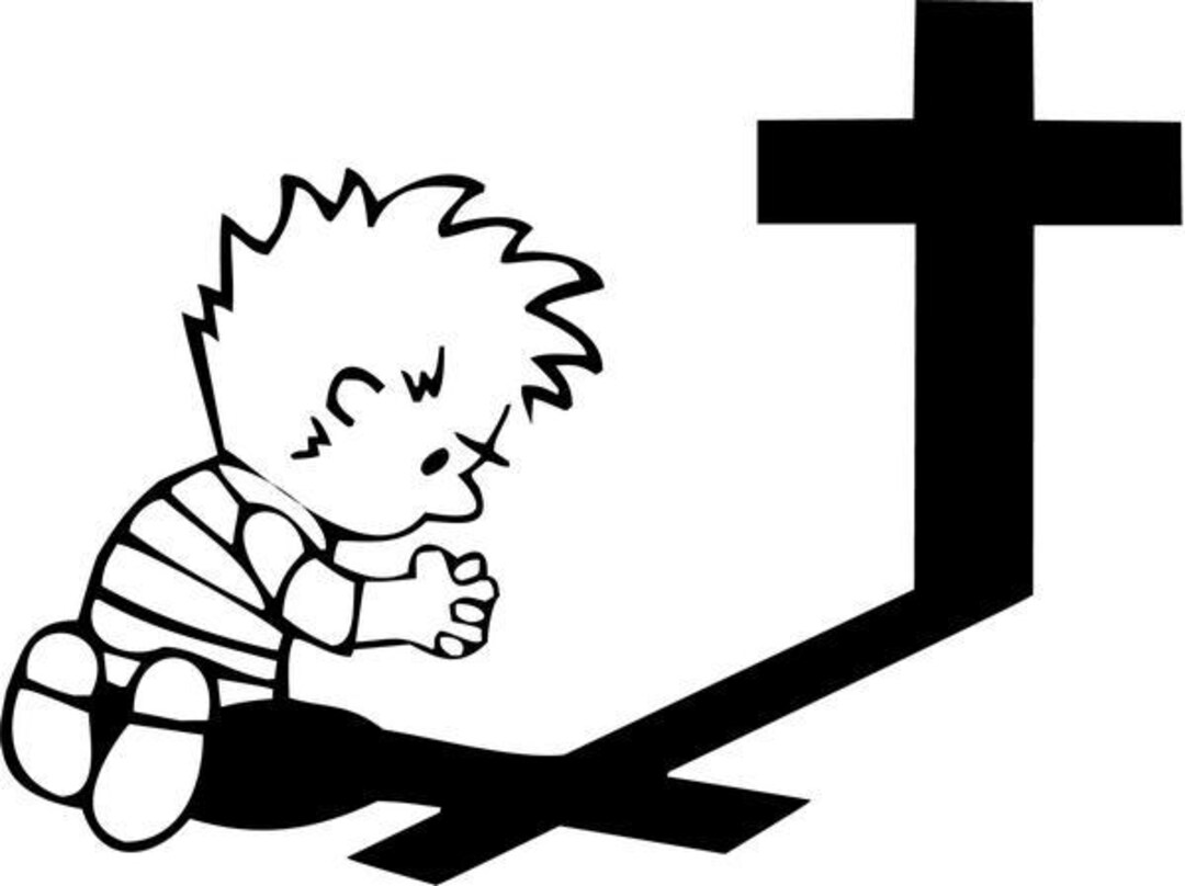 Symbolic_boypraying Decal Sticker Car Truck Motorcycle Window iPad ...