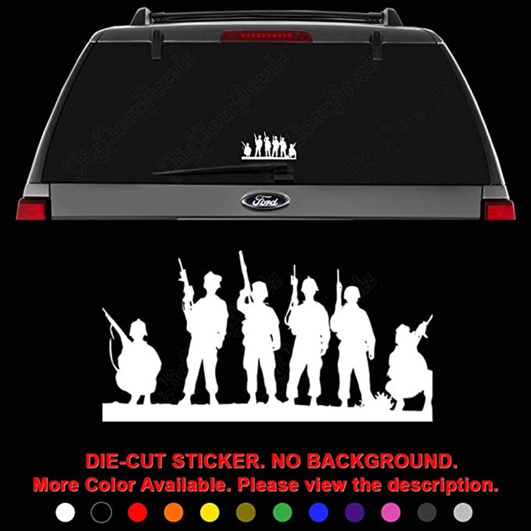 Made in USA - Band of Brothers Army Soldiers Die Cut Vinyl Decal ...