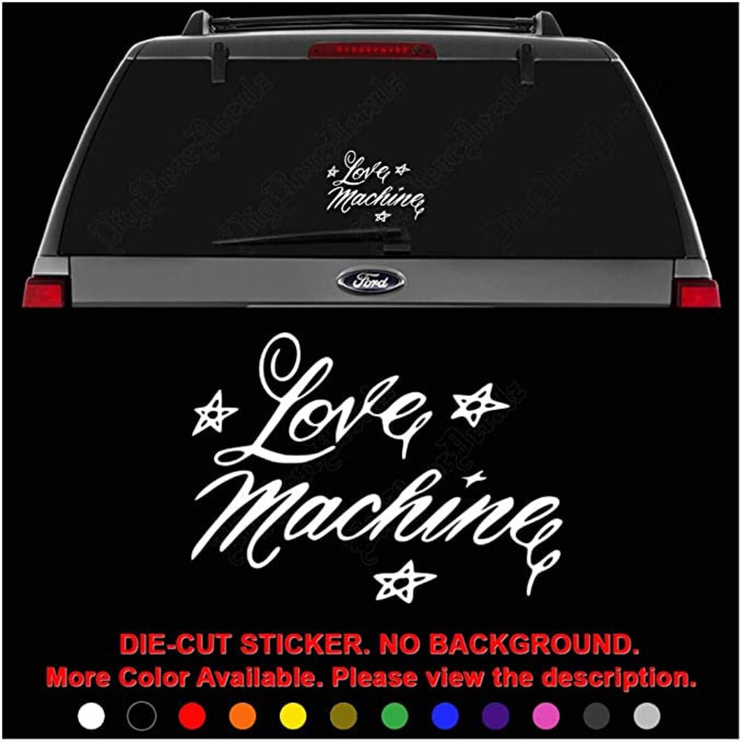 Love Machine Cheek Chong Die Cut Vinyl Decal Sticker for Car Truck ...