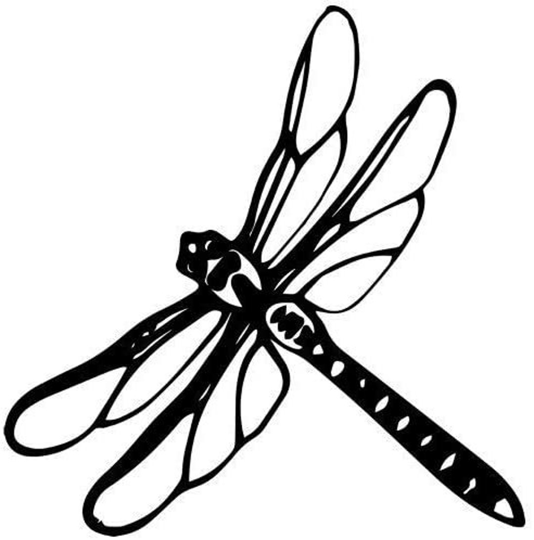 Dragonfly - Decal Sticker Graphic -auto Wall, Laptop, Cell, Truck ...