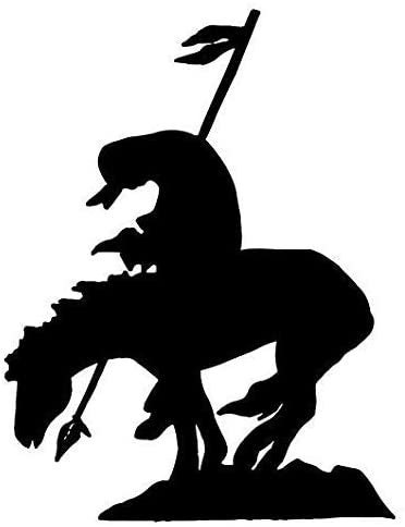 End of the Trail Painting - Sticker Graphic - Auto, Wall, Laptop, Cell ...