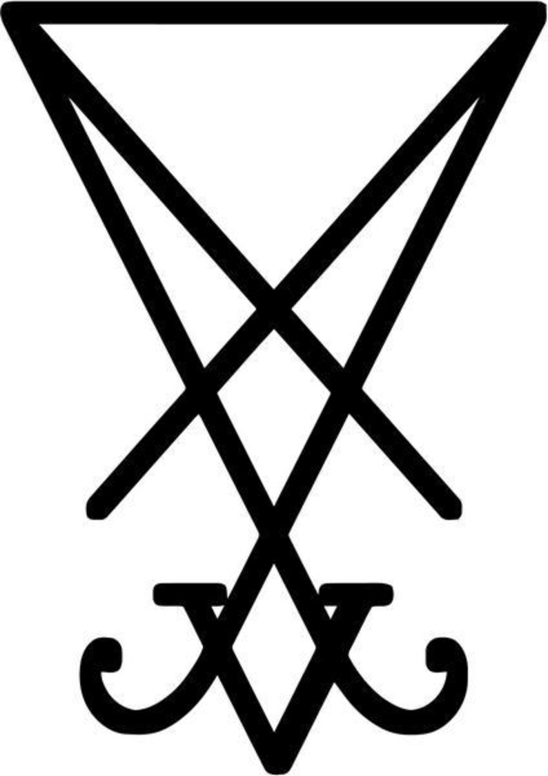 Symbolic_lucifer_sigil Decal Sticker - Sticker Graphic - Auto, Wall ...