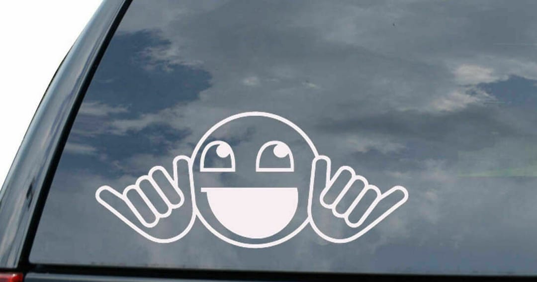 Call Me Smiley JDM Vinyl Decal Sticker for Car Truck Window - Etsy