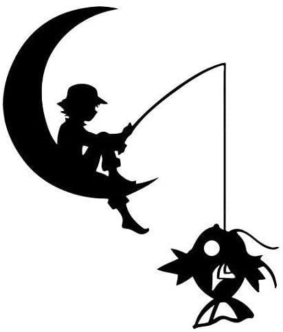 Pixar Fishing Moon Man
