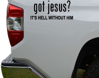 Jesus Face Christian Die Cut Vinyl Decal Sticker for Car Truck ...