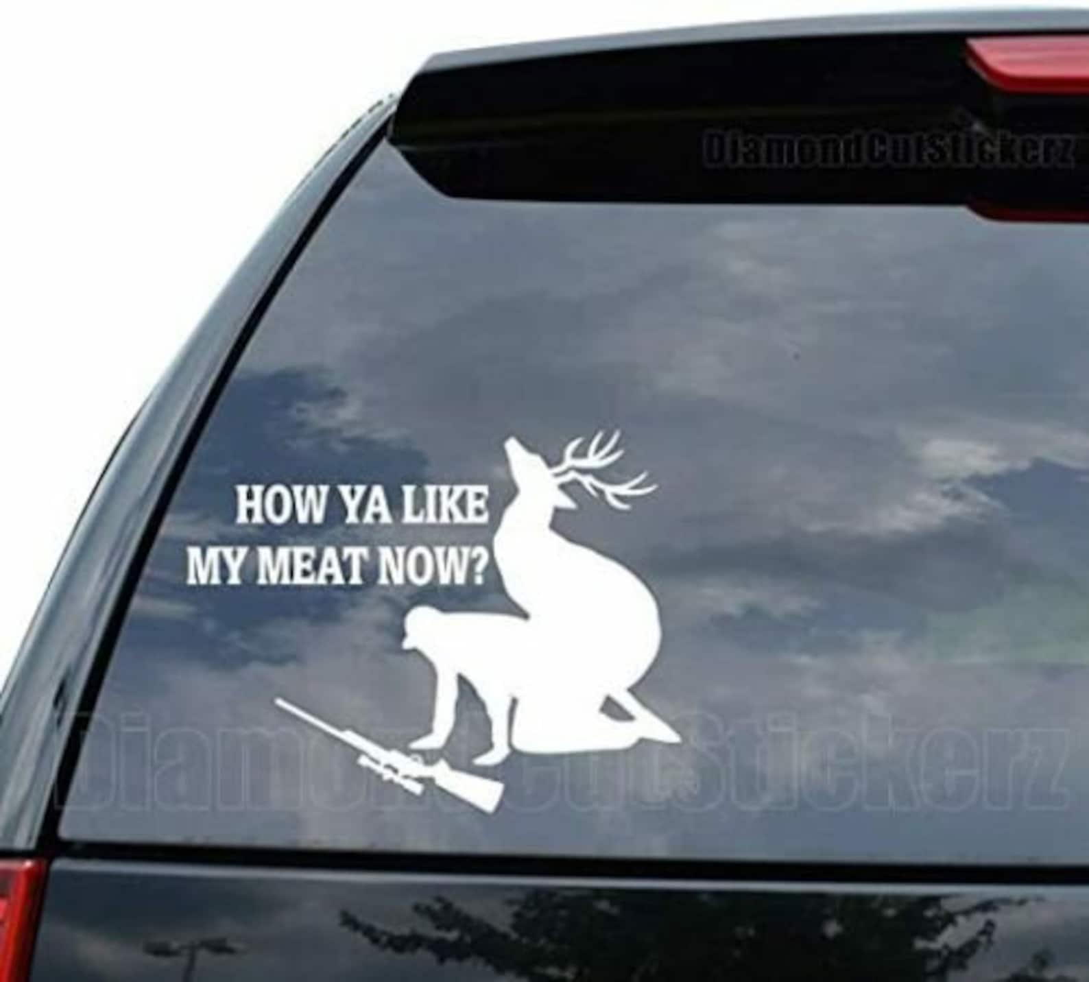 Deer Humping Hunter Funny Decal Sticker Car Truck Motorcycle Window ...