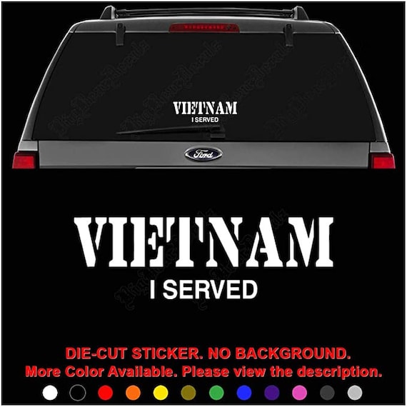 Vietnam Veteran Soldier Die Cut Vinyl Decal Sticker for Car | Etsy