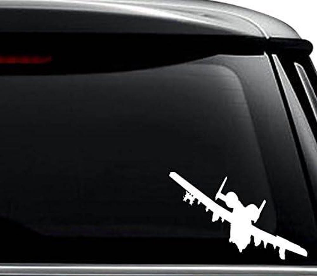 A-10 Thunderbolt Warthog Jet Plane Decal Sticker for Use on Laptop ...