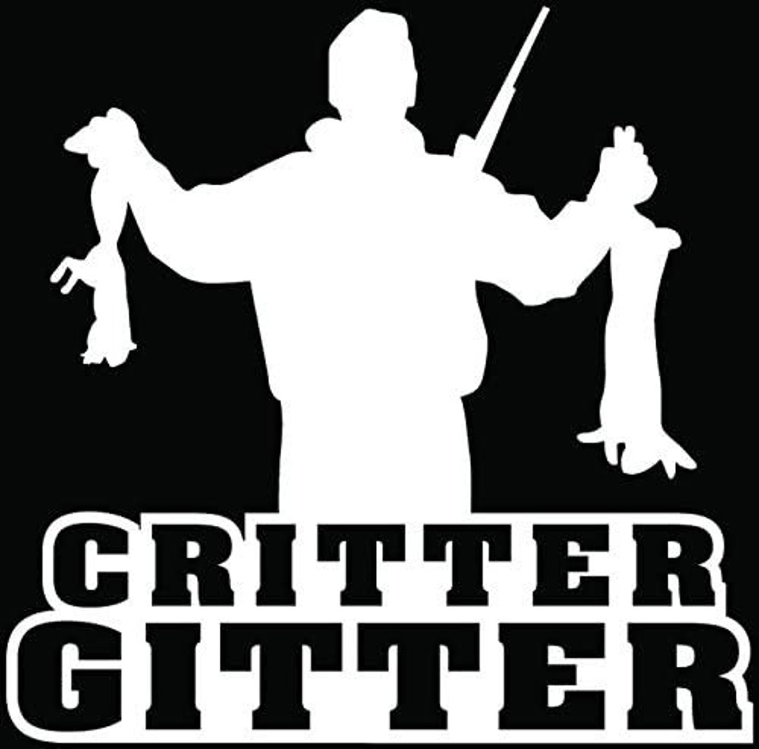 Critter Gitter Squirrel Rabbit Hunting Car Truck Window Bumper Vinyl ...