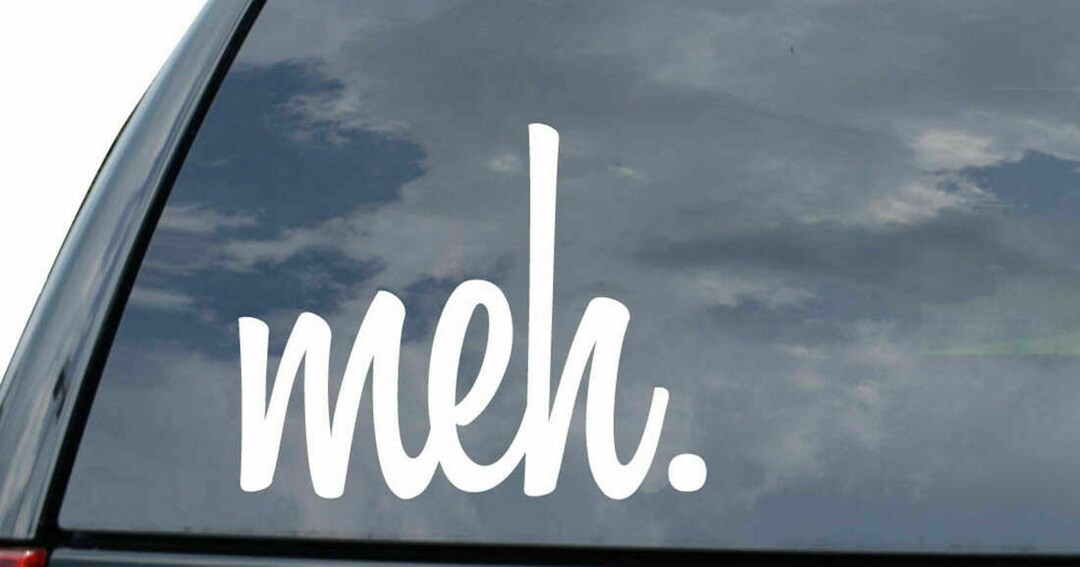 Meh JDM Vinyl Decal Sticker for Car Truck Window - Etsy