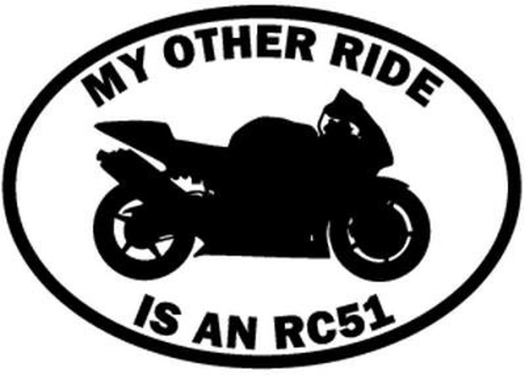 Motorcycle_ride_rc51 Decal Sticker Car Truck Motorcycle Window iPad ...