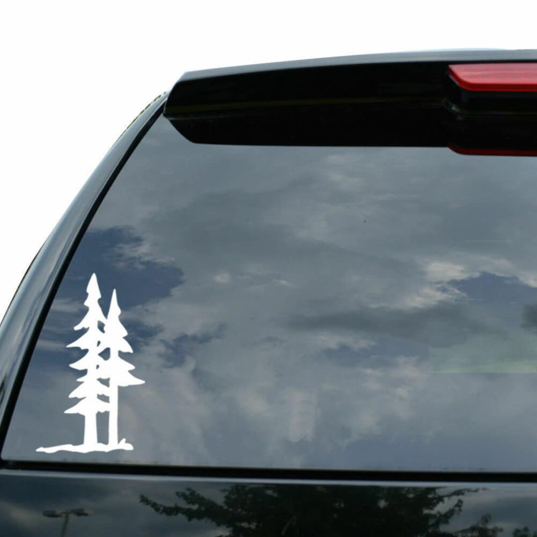 Pine TREES FOREST MOUNTAIN Decal Sticker Car Truck Motorcycle - Etsy