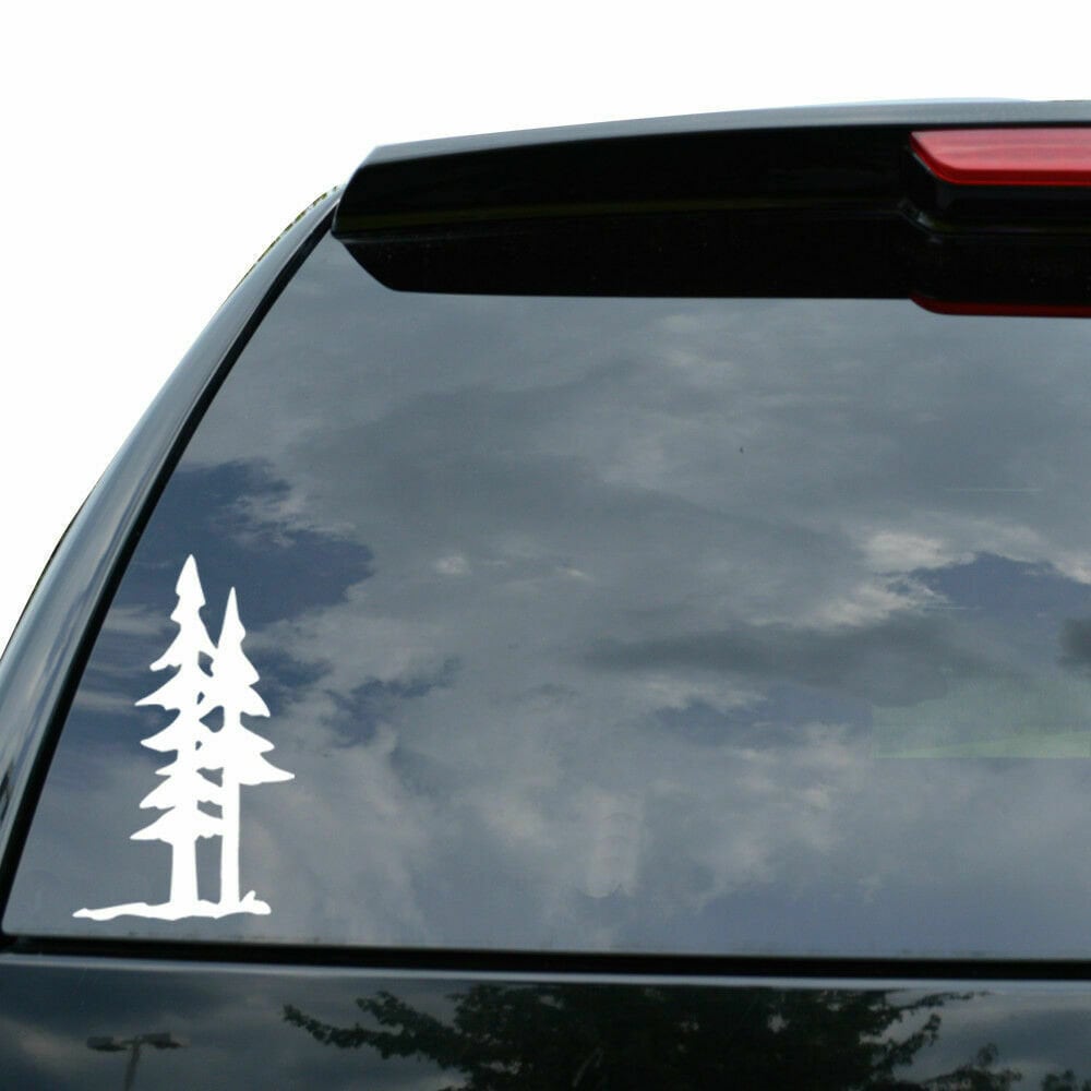 Pine TREES FOREST MOUNTAIN Decal Sticker Car Truck Motorcycle - Etsy