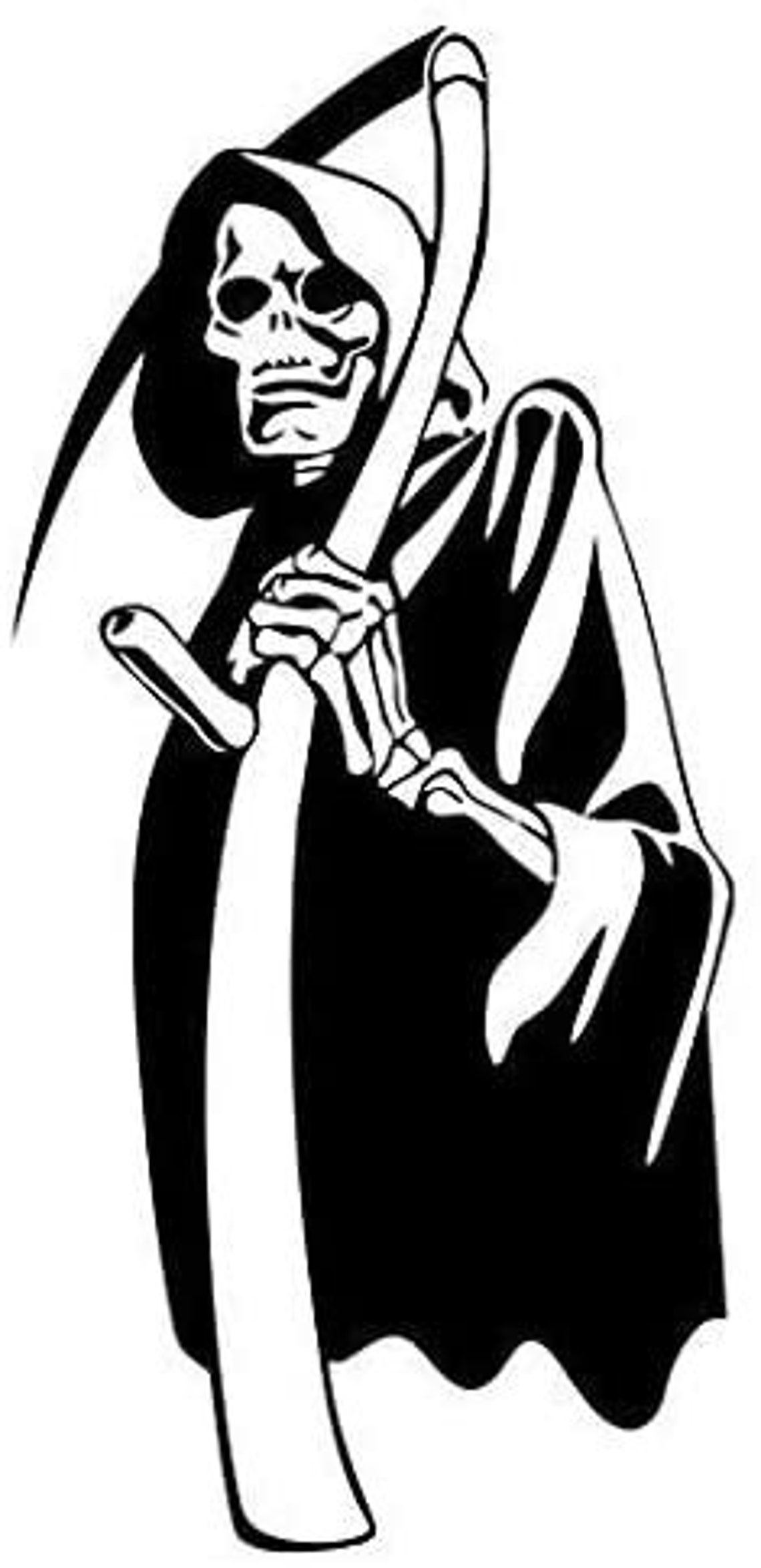 Grim Reaper Sticker Graphic Auto, Wall, Laptop, Cell, Truck Sticker for ...