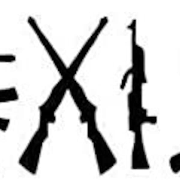 Coexist Sticker - Etsy