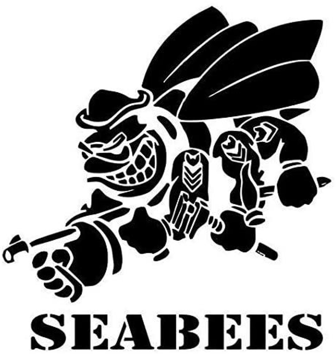 Seabees Military - Sticker Graphic - Auto, Wall, Laptop, Cell, Truck ...