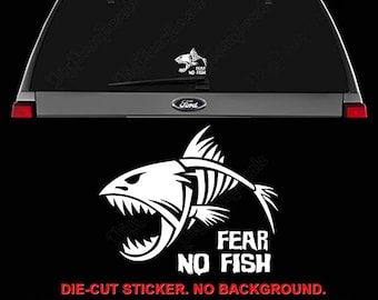Fear No Fish Decal - Etsy