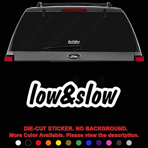 JDM Low and Slow Die Cut Vinyl Decal Sticker for Car Truck | Etsy