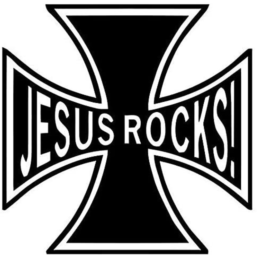 Jesus Rocks - Sticker Graphic - Auto, Wall, Laptop, Cell, Truck Sticker ...