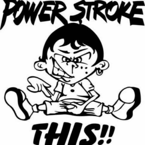 Powerstroke Decal - Etsy
