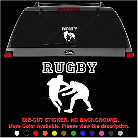 Rugby Futbol Sport Die Cut Vinyl Decal Sticker for Car Truck - Etsy