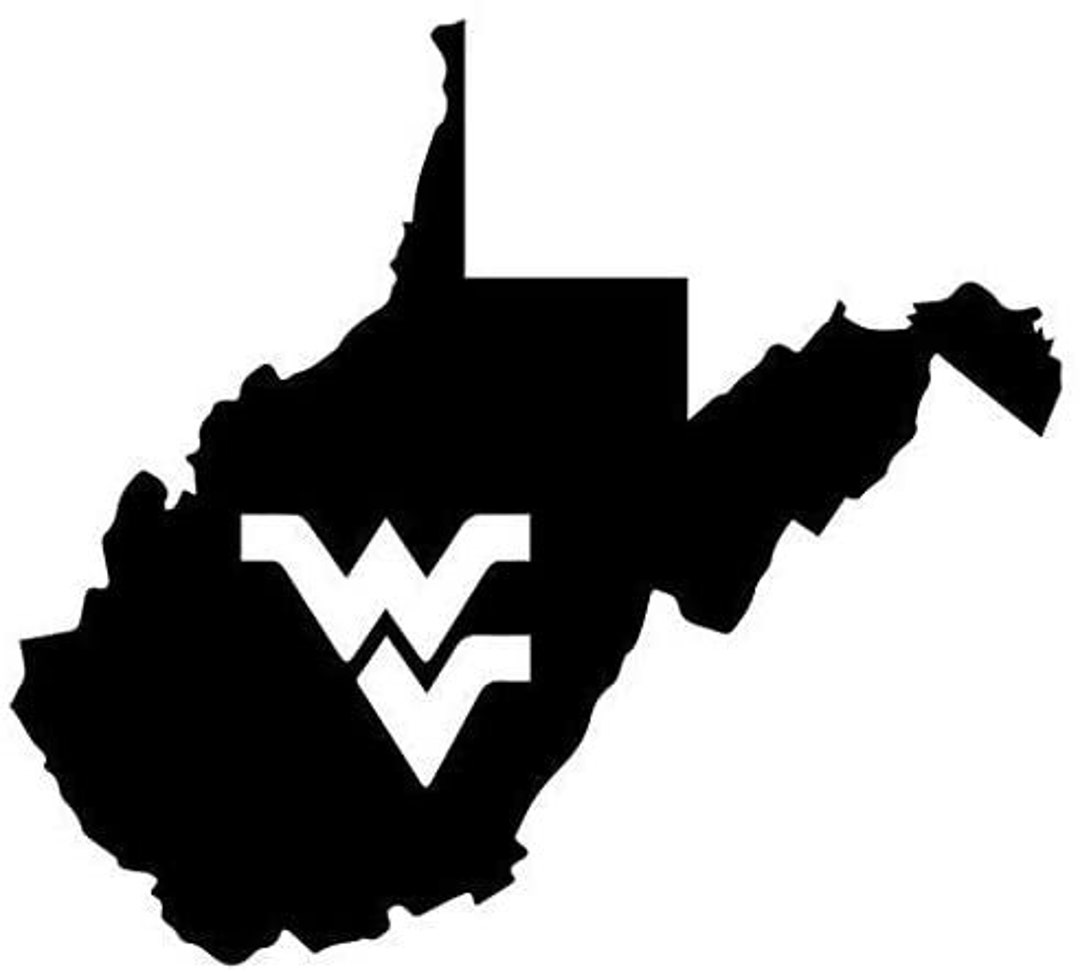 West Virginia State Map Decal Sticker - Sticker Graphic - Auto, Wall ...