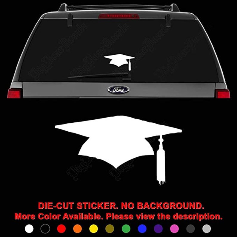 Graduation Cap High School College Die Cut Vinyl Decal Sticker - Etsy