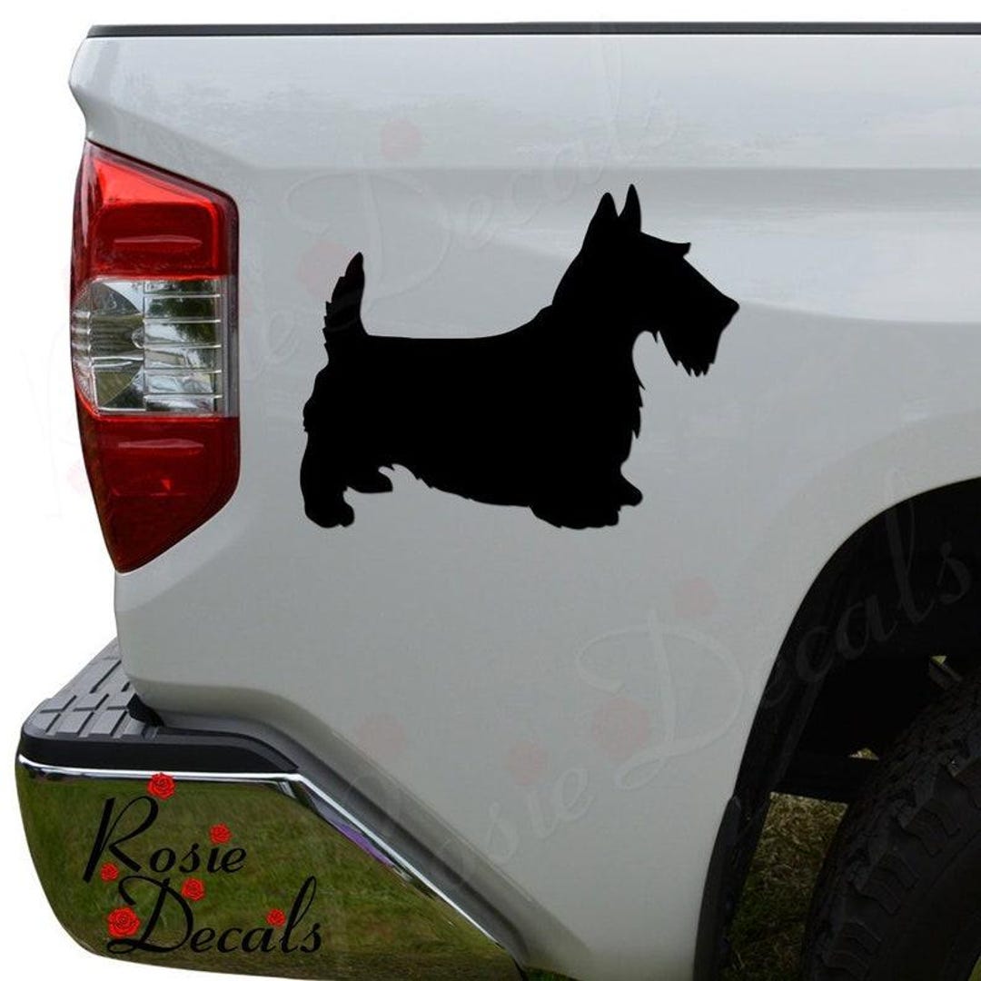 Scottish Terrier Scotty Scottie Dog Pet Love Die Cut Vinyl Decal ...