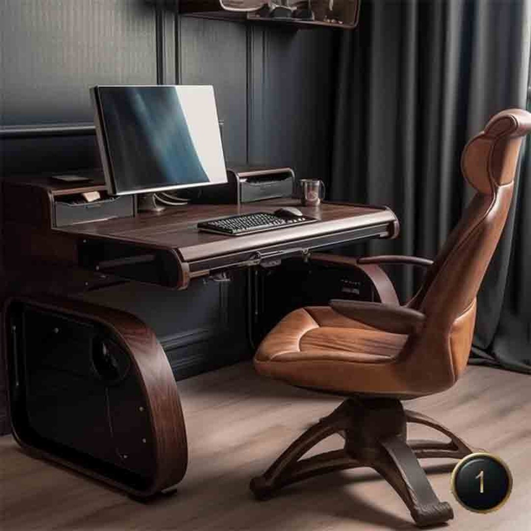 Wooden Desktop, Stylish Wooden Table, Wooden Office Table, Large Wooden ...