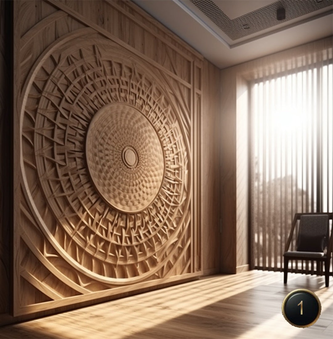Designer Panels Made of Natural Wood, Exquisite Wall Decorations ...