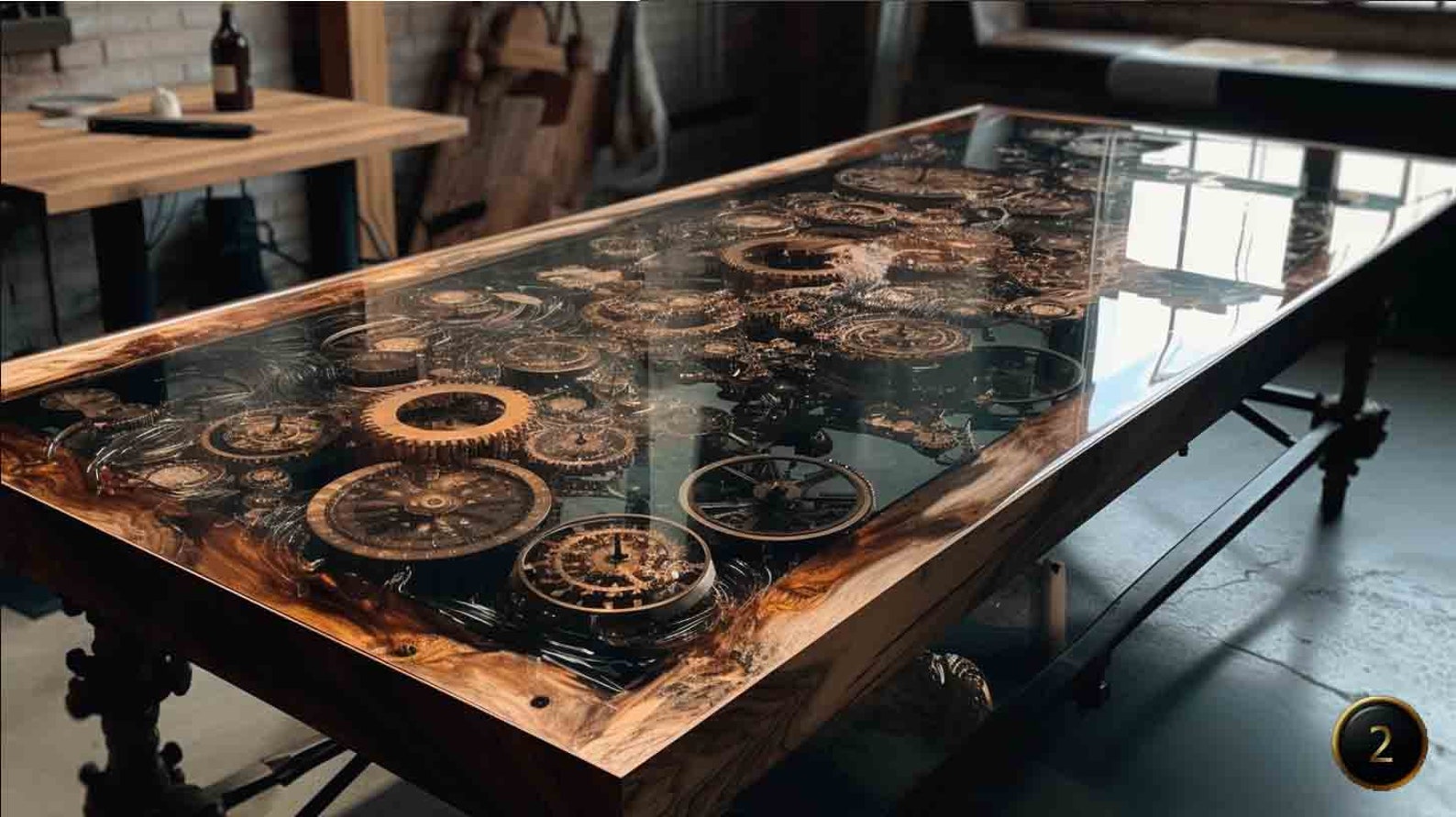 Designer Wooden Table With a Unique Texture, Wooden Table for a Unique ...