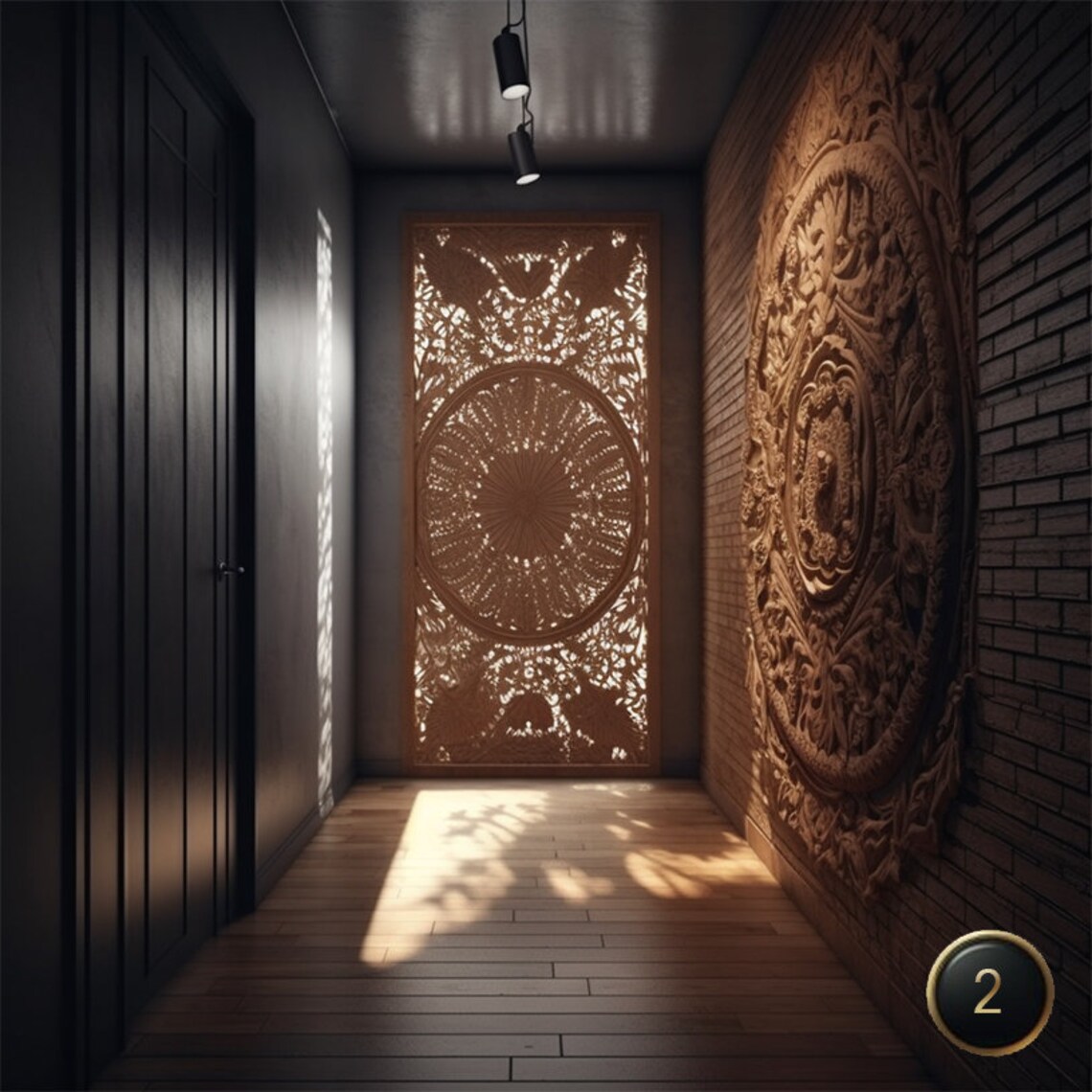 Designer Panels Made of Natural Wood, Exquisite Wall Decorations ...
