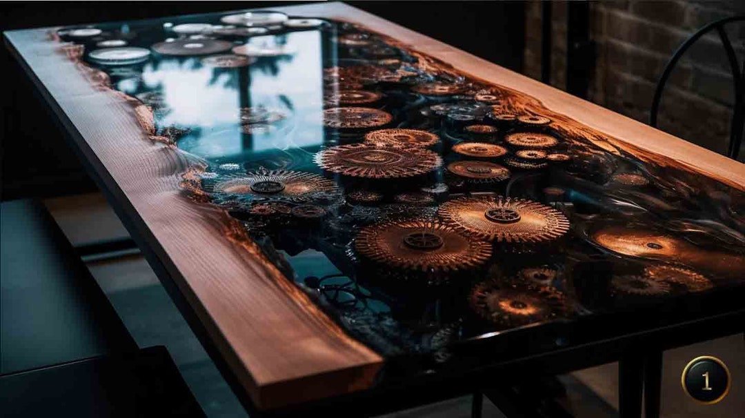 Designer Wooden Table With a Unique Texture, Wooden Table for a Unique ...