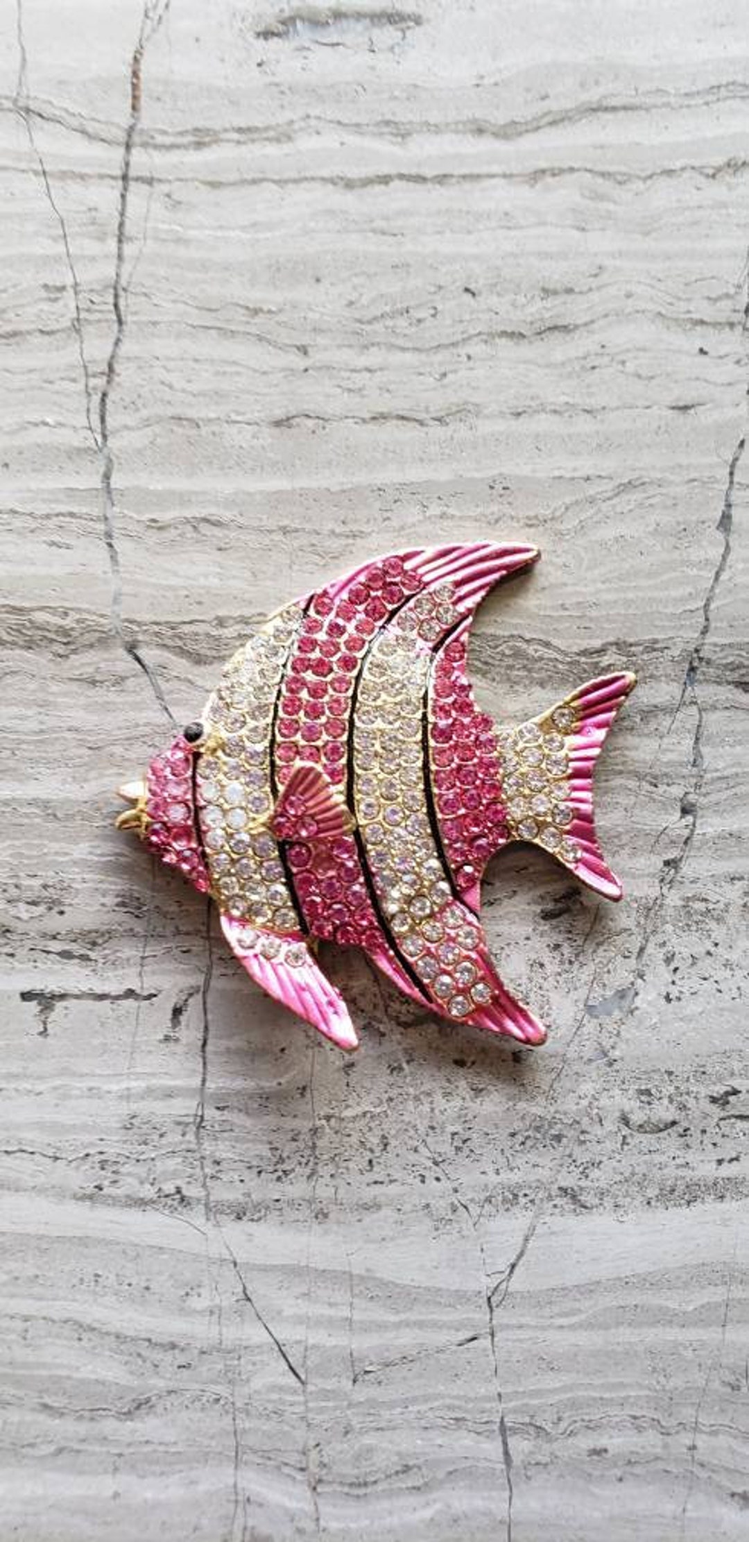 Iridescent Pink Angel Fish - Etsy