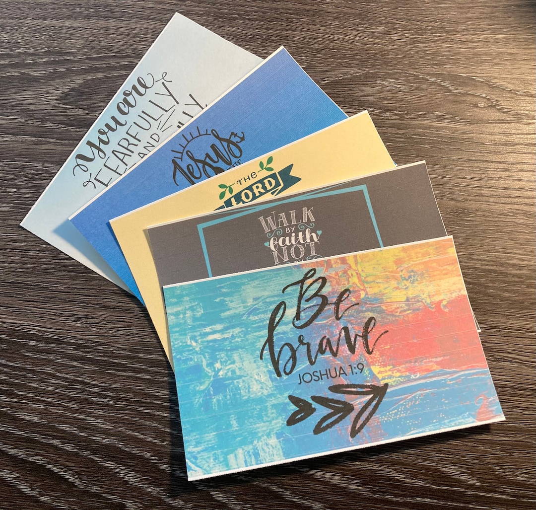 Scripture Index Cards - 3x5 Inches - Kids Collection 1 - Etsy