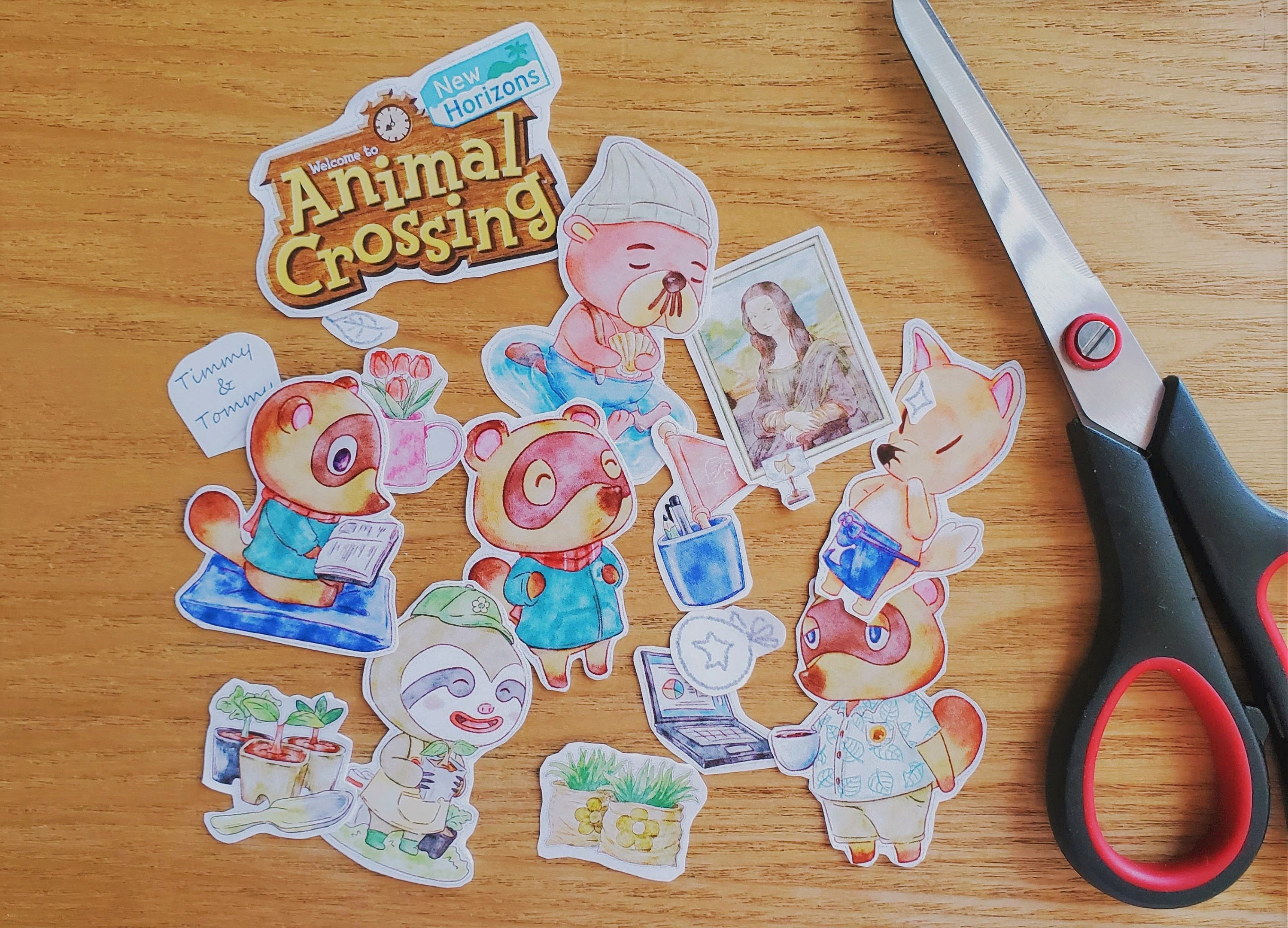 Printable ACNH Digital Stickers |cliparts, Goodnotes, PNG, PDF - Etsy