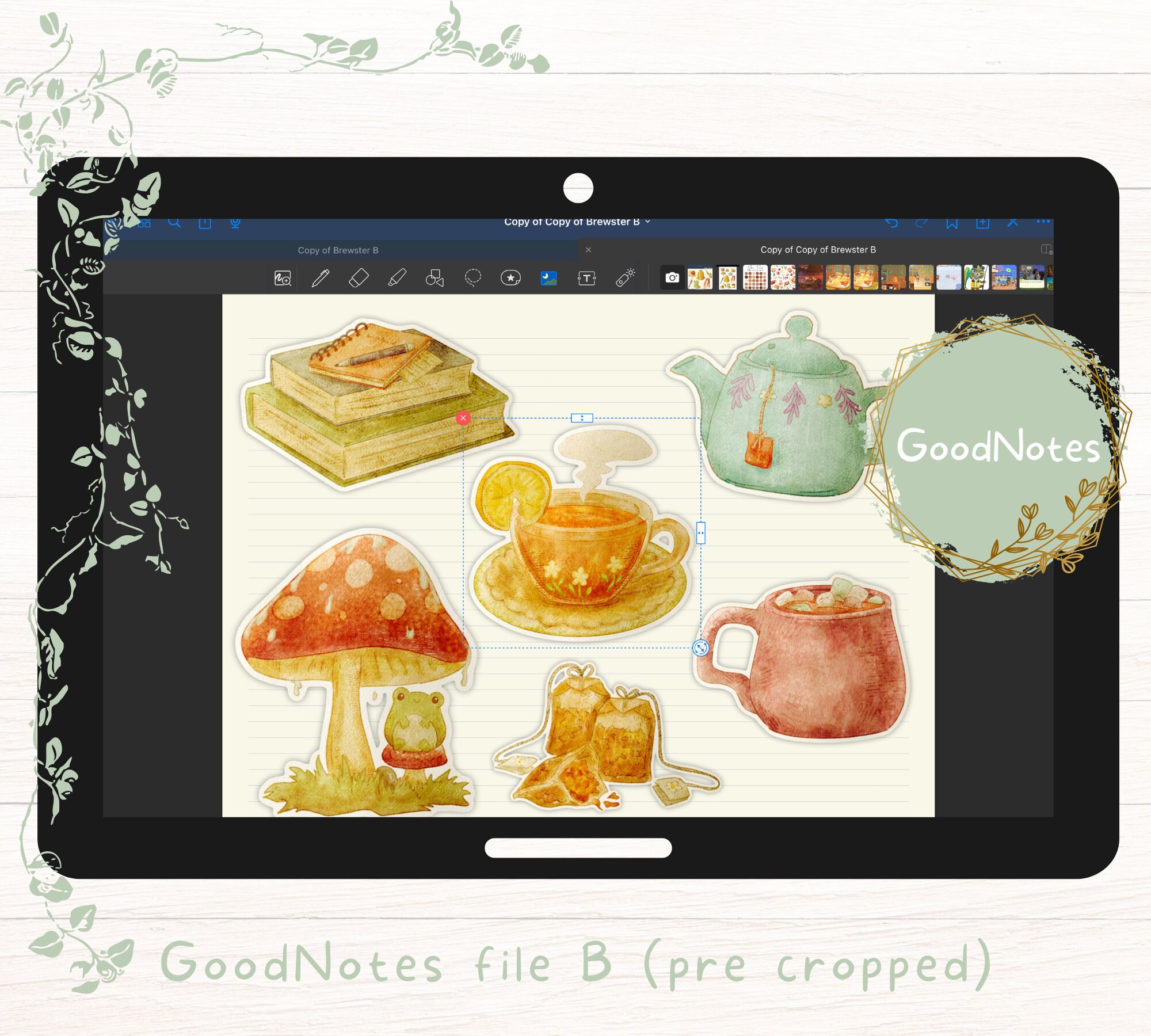 Spring Season Printable Sticker | Goodnotes, Clipart, PDF, PNG - Etsy