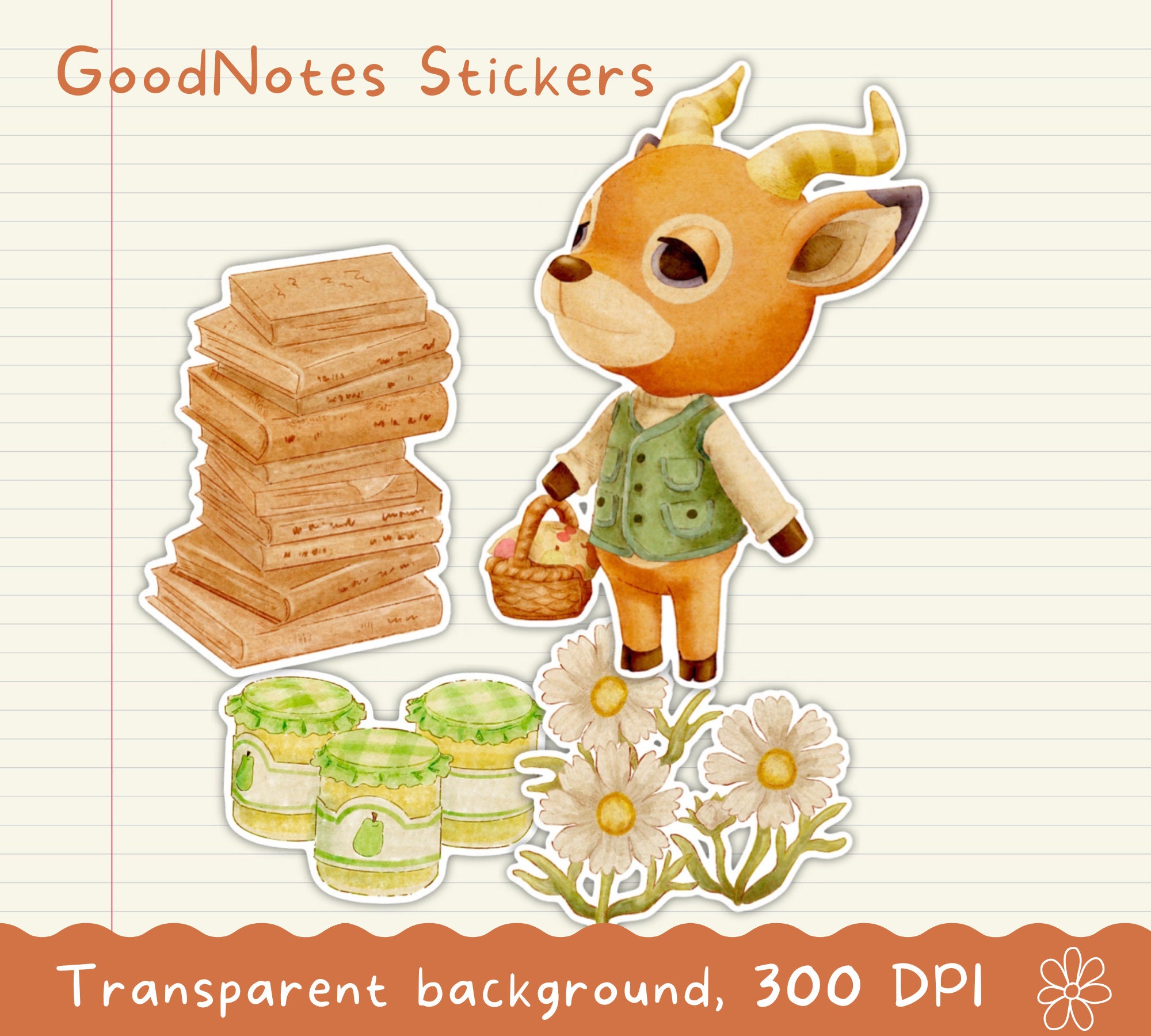Beau ACNH Digital Dtickers | Cliparts, Goodnotes, PNG, PDF - Etsy