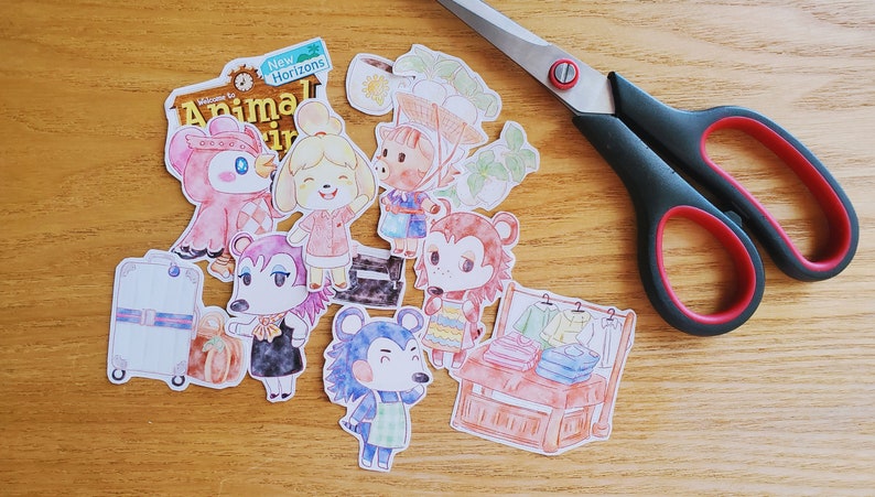 Printable ACNH Digital Stickers | Cliparts, Goodnotes, PNG, PDF - Etsy