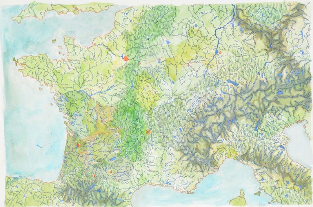 D&D Artwork, TTRPG Maps, Watercolor Maps, Fantasy Artwork, Custom ...