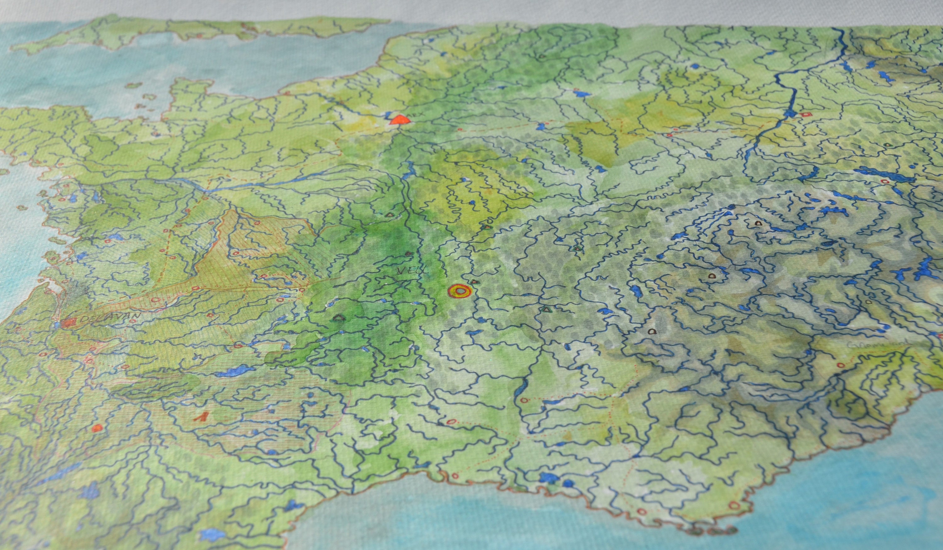 D&D Artwork, TTRPG Maps, Watercolor Maps, Fantasy Artwork, Custom ...