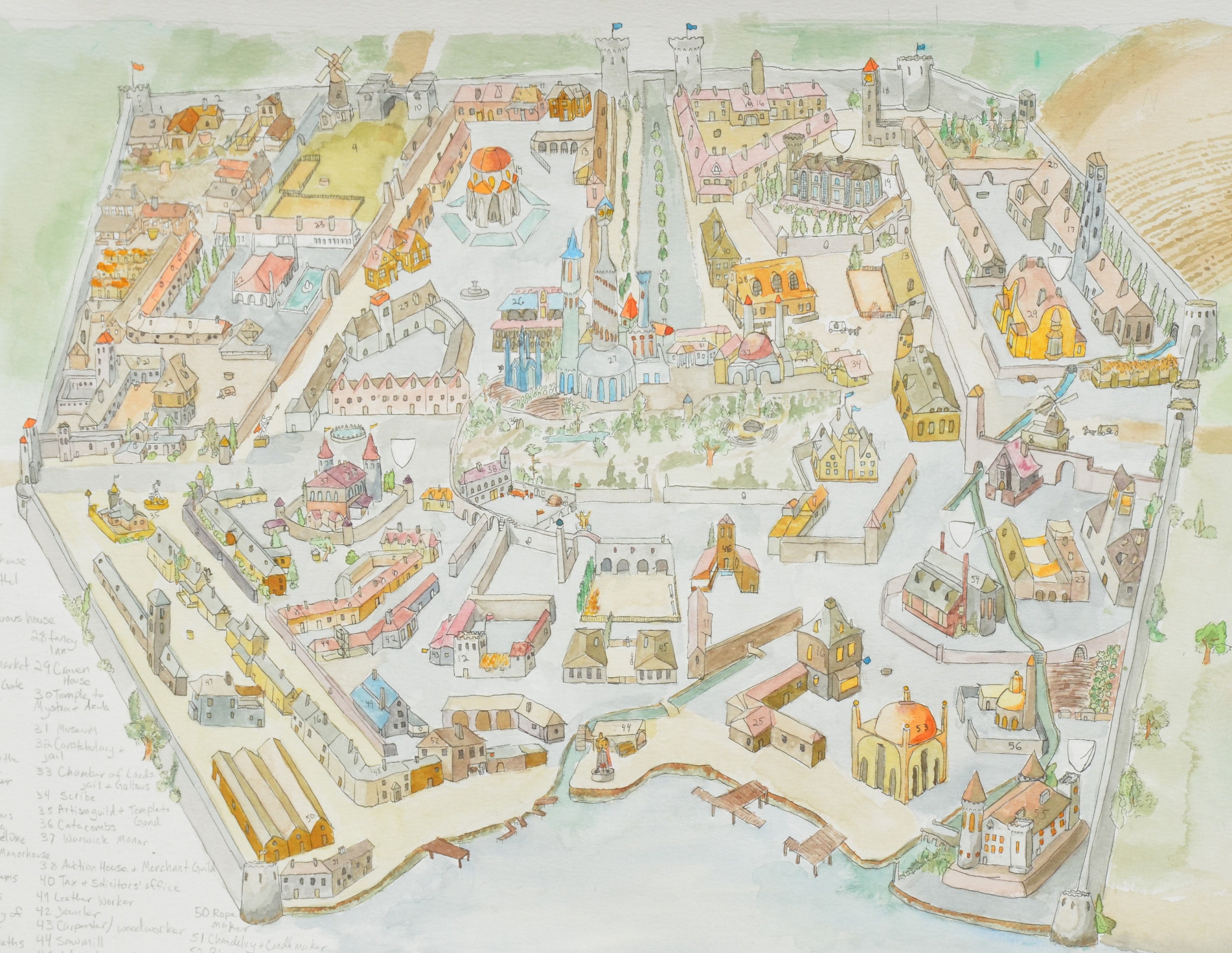 D&D Artwork, TTRPG Maps, Watercolor Maps, Fantasy Artwork, Custom ...