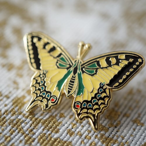 Monarch Butterfly Enamel Pin Butterfly Enamel Pin Orange | Etsy